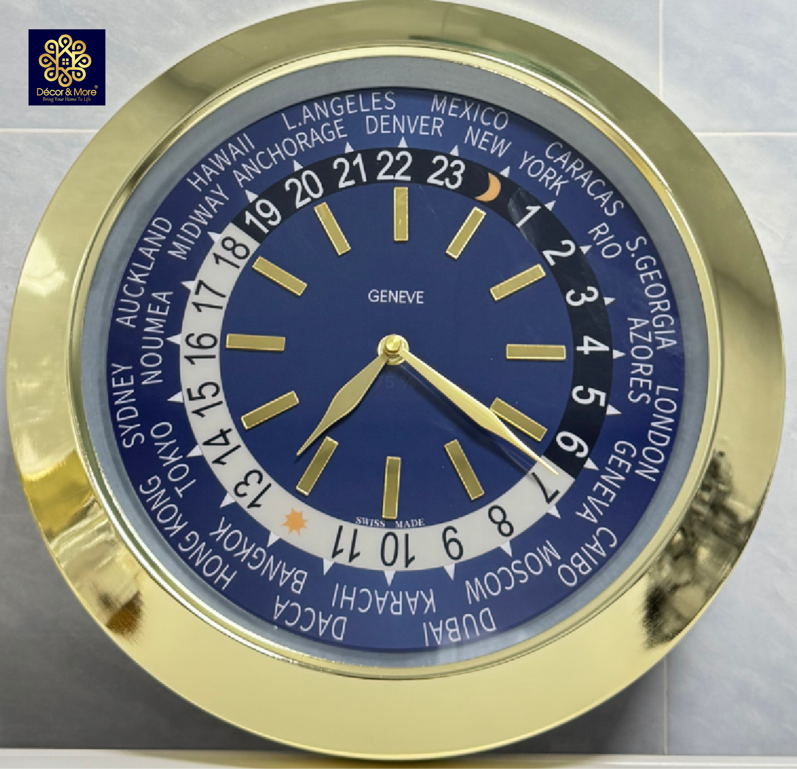Patek Philippe* Wall Clock – Décor & More Co.